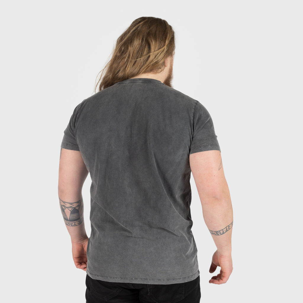 Tee, Berserker, Washed Grey – Grimfrost Deutschland