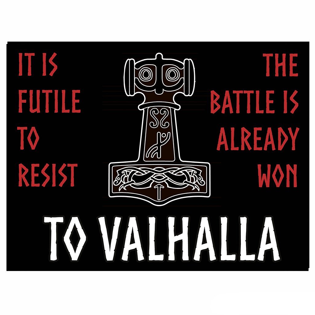 Sticker, Valhalla – Grimfrost Intl