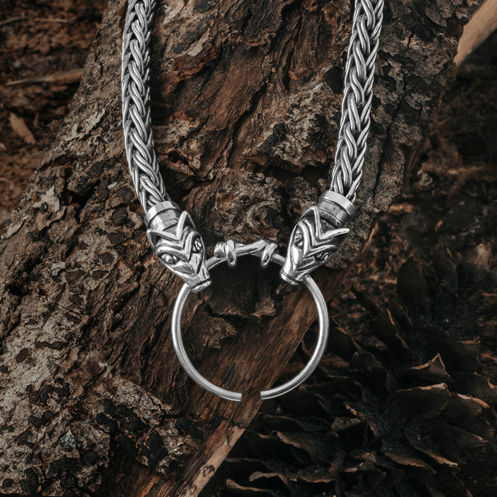 Asgard Wolf Chain, Silver – Grimfrost Intl