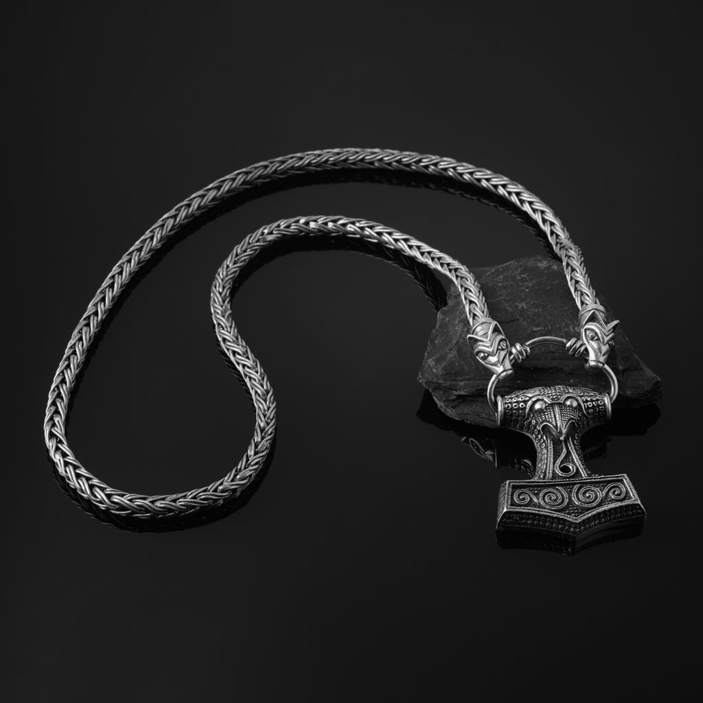 Asgard Wolf Chain, Set 4, Silver – Grimfrost Intl
