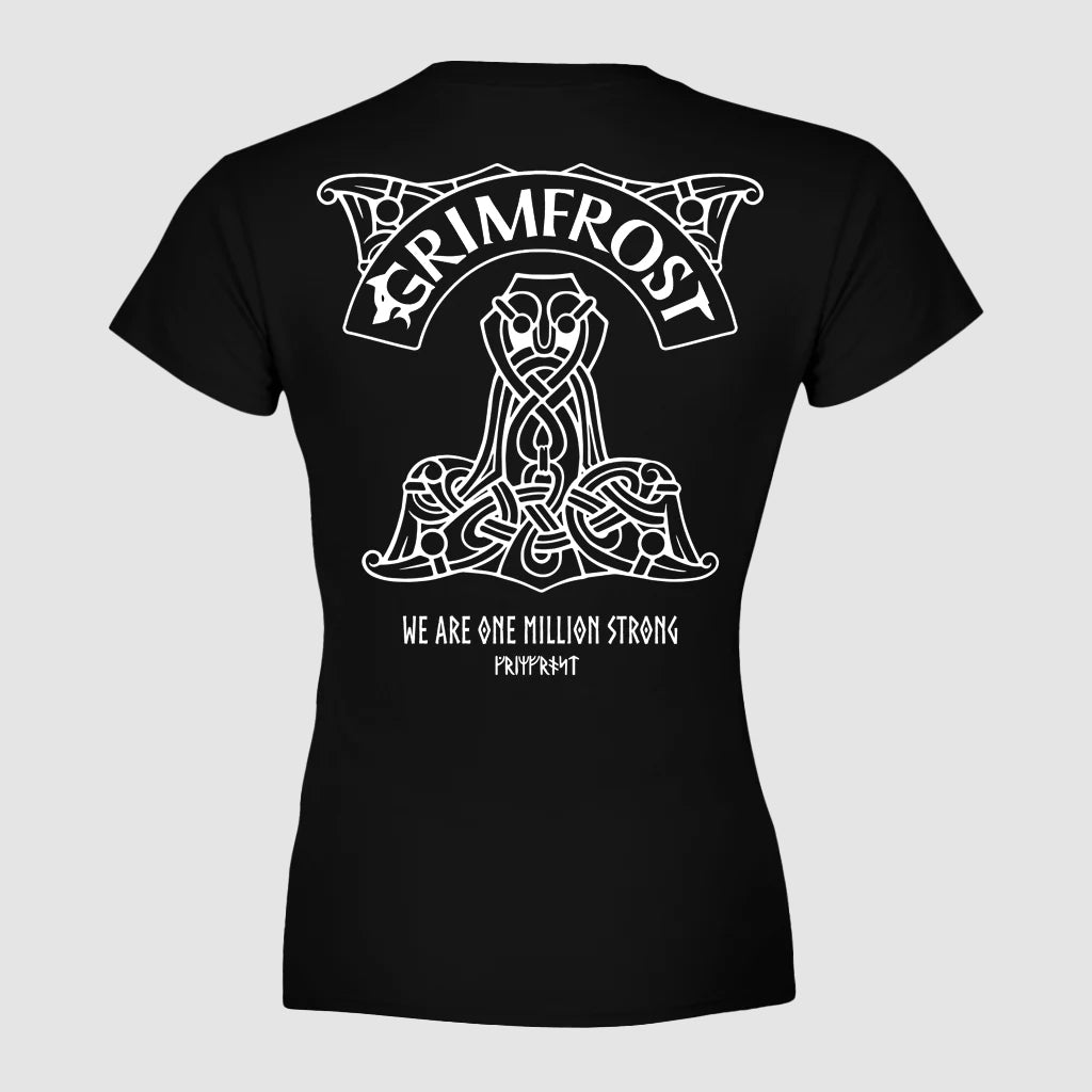 Women's Premium T-shirt, One Million, Black – Grimfrost Intl